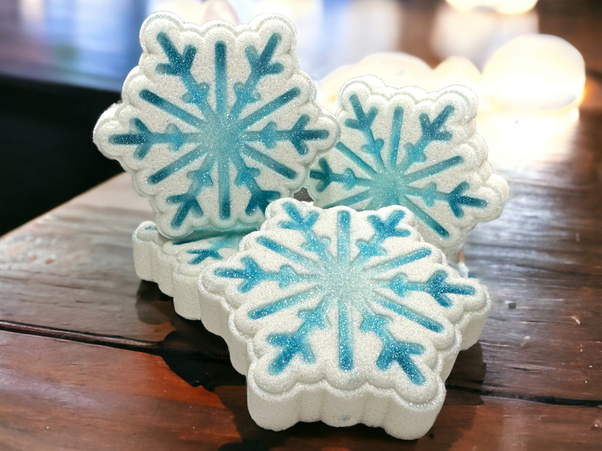 Snow Snowflake Bath Bomb – Sudncraft